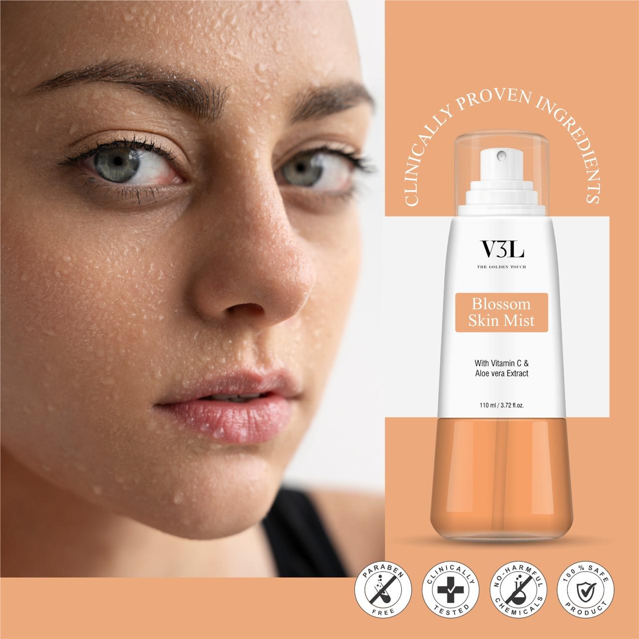 BLOSSOM SKIN MIST, 110ML – V3L – All Beauty